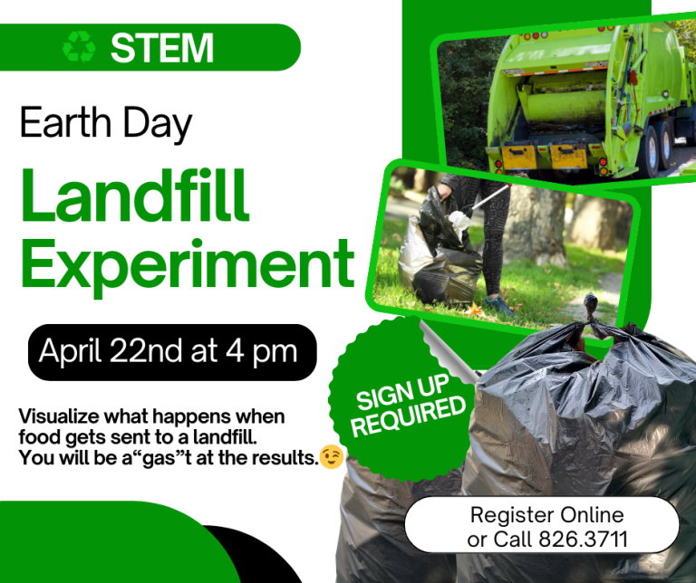 Earth Day STEM: Landfill Experiment – Chester Public Library
