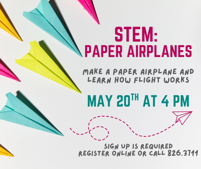 STEM: Paper Airplanes – Chester Public Library
