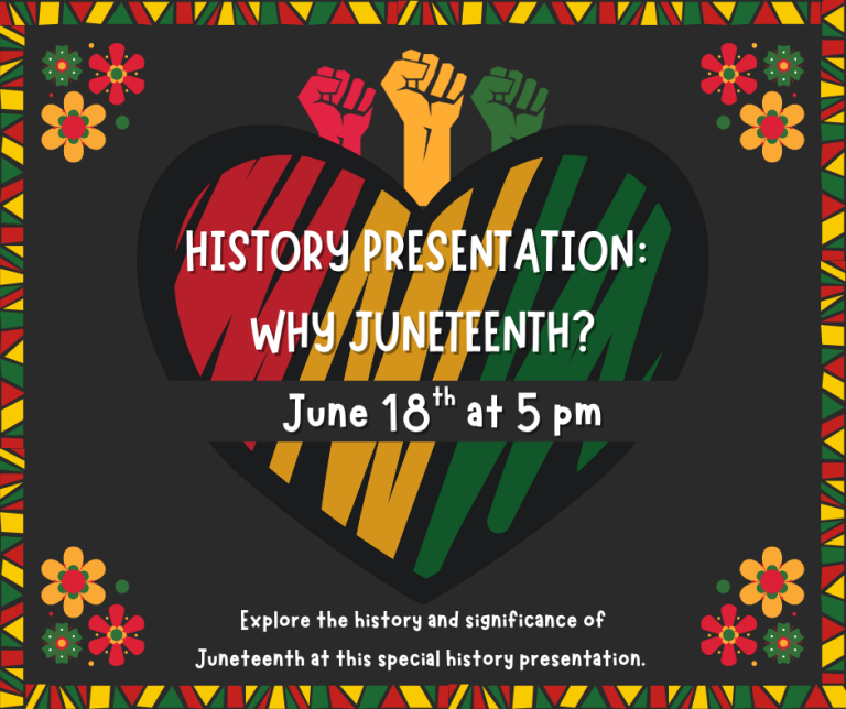 History Presentation: Why Juneteenth? – Chester Public Library